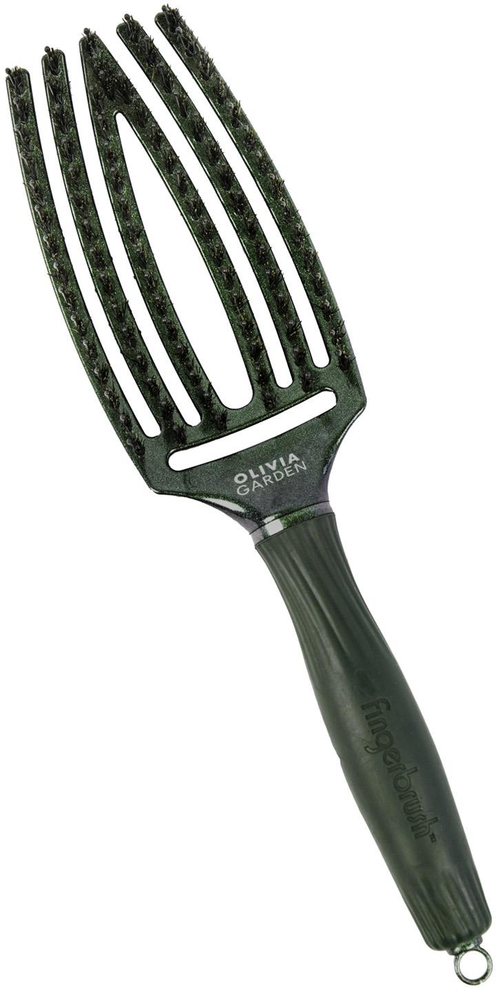 Olivia Garden Fingerbrush Care Iconic Green Emerald | lyko.com