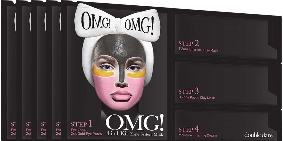 OMG! Double Dare 4In1 Kit Zone System Mask 5 pcs | lyko.com