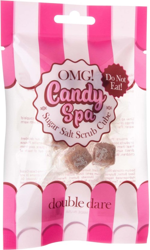 OMG! Double Dare Candy Spa: Sugar Salt Scrub Cube #01 Dark Cocoa Butter ...