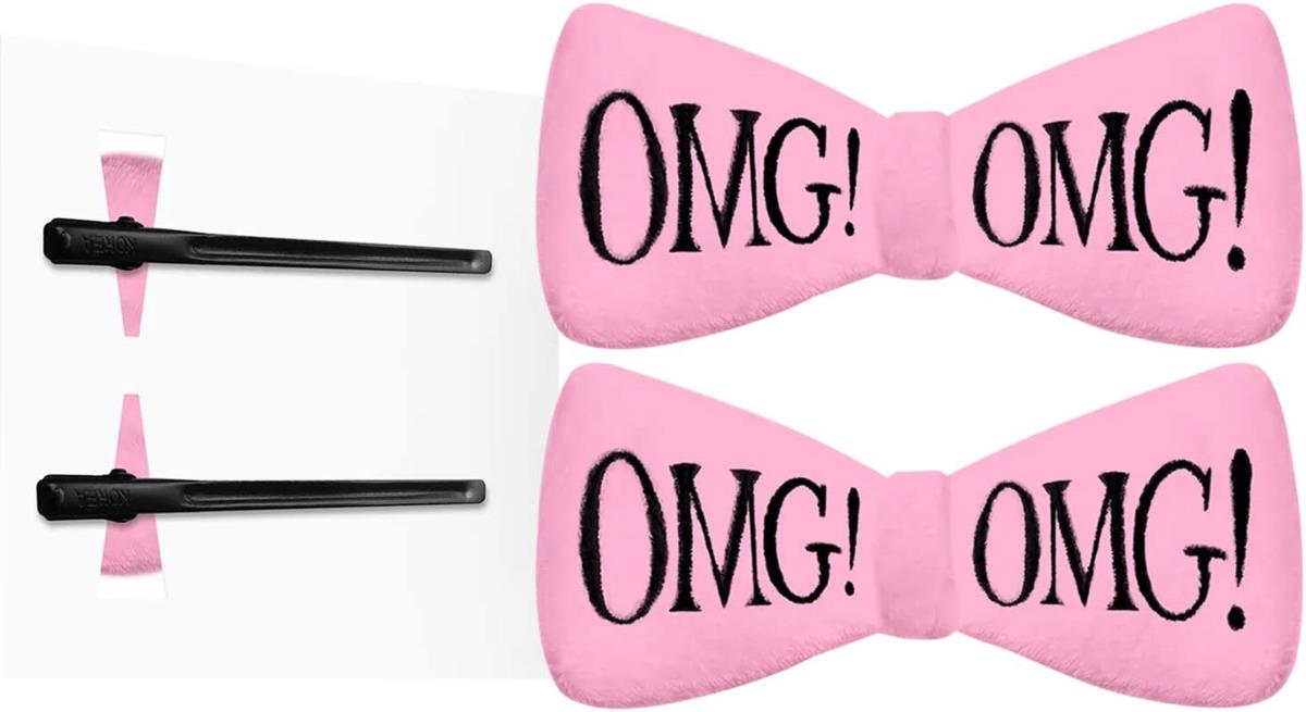 OMG! Double Dare Hair Up Bow Pin Light Pink | lyko.com