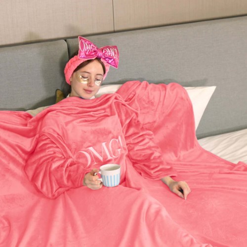 OMG! Double Dare Hug Me Blanket Pink | lyko.com