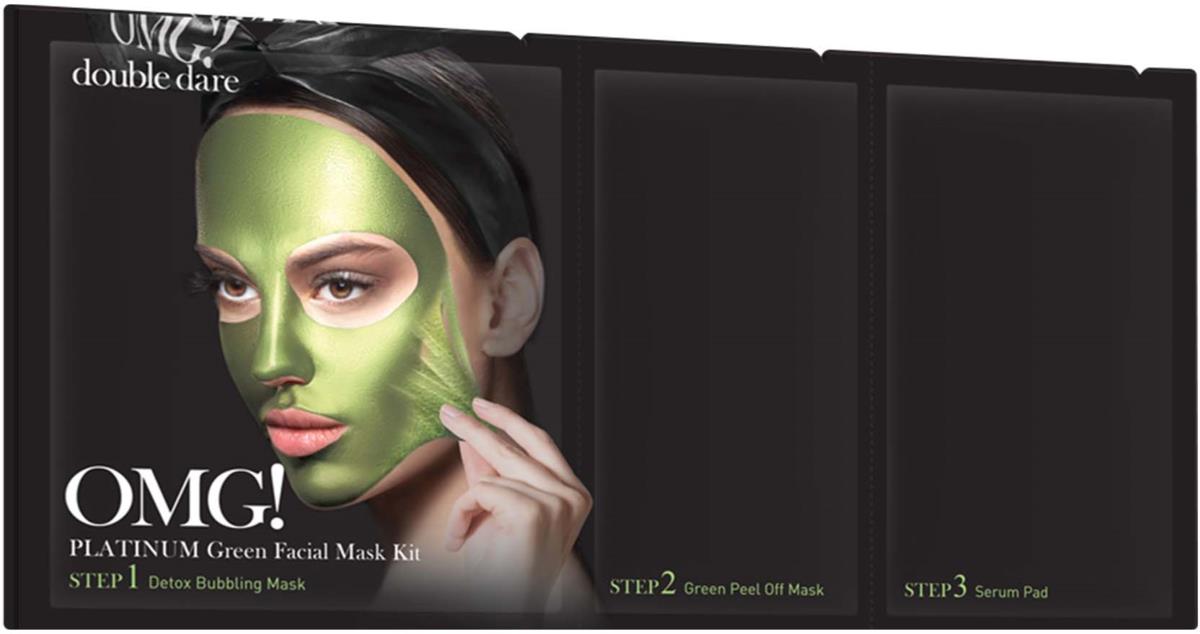 OMG! Double Dare Platinum Green Facial Mask 1 pcs | lyko.com