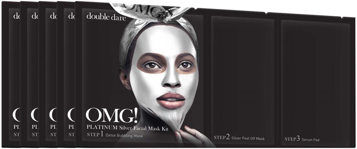 OMG! Double Dare Platinum Silver Facial Mask 5 pcs | lyko.com