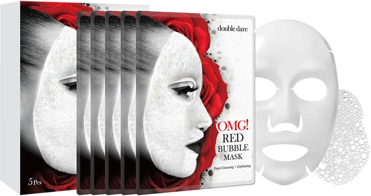OMG! Double Dare Red Bubble Mask 5 pcs | lyko.com