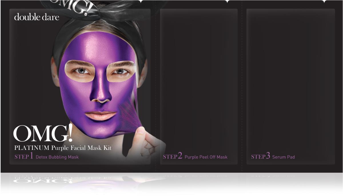OMG! Double Dare PLATINUM Purple Facial Mask Kit | lyko.com