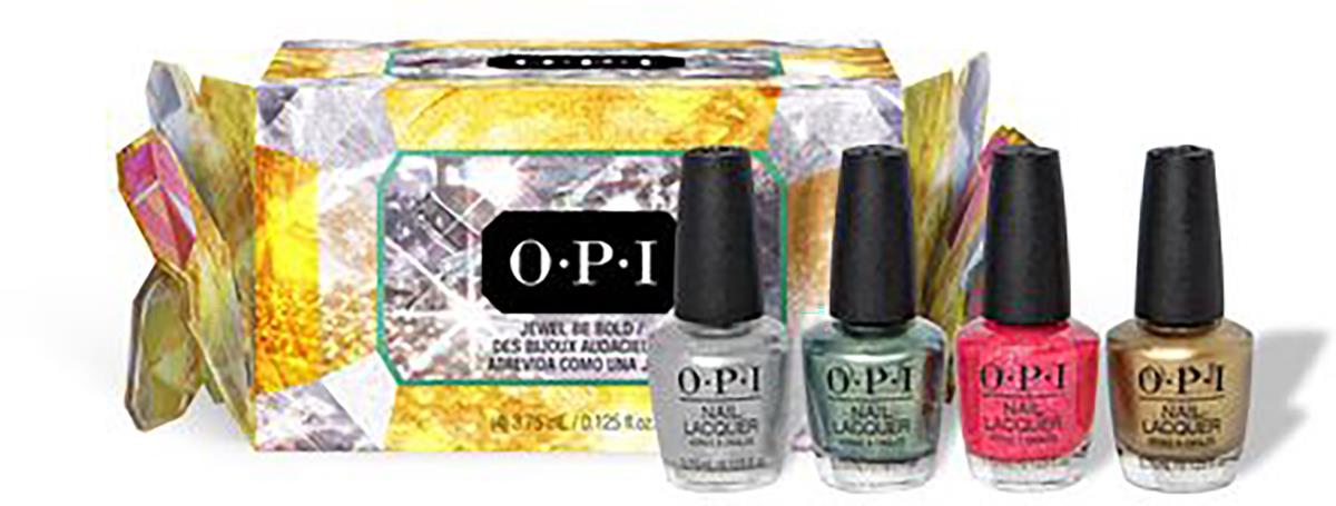 OPI Nail Lacquer Jewel Be Bold Gift Set Mini Cracker | lyko.com