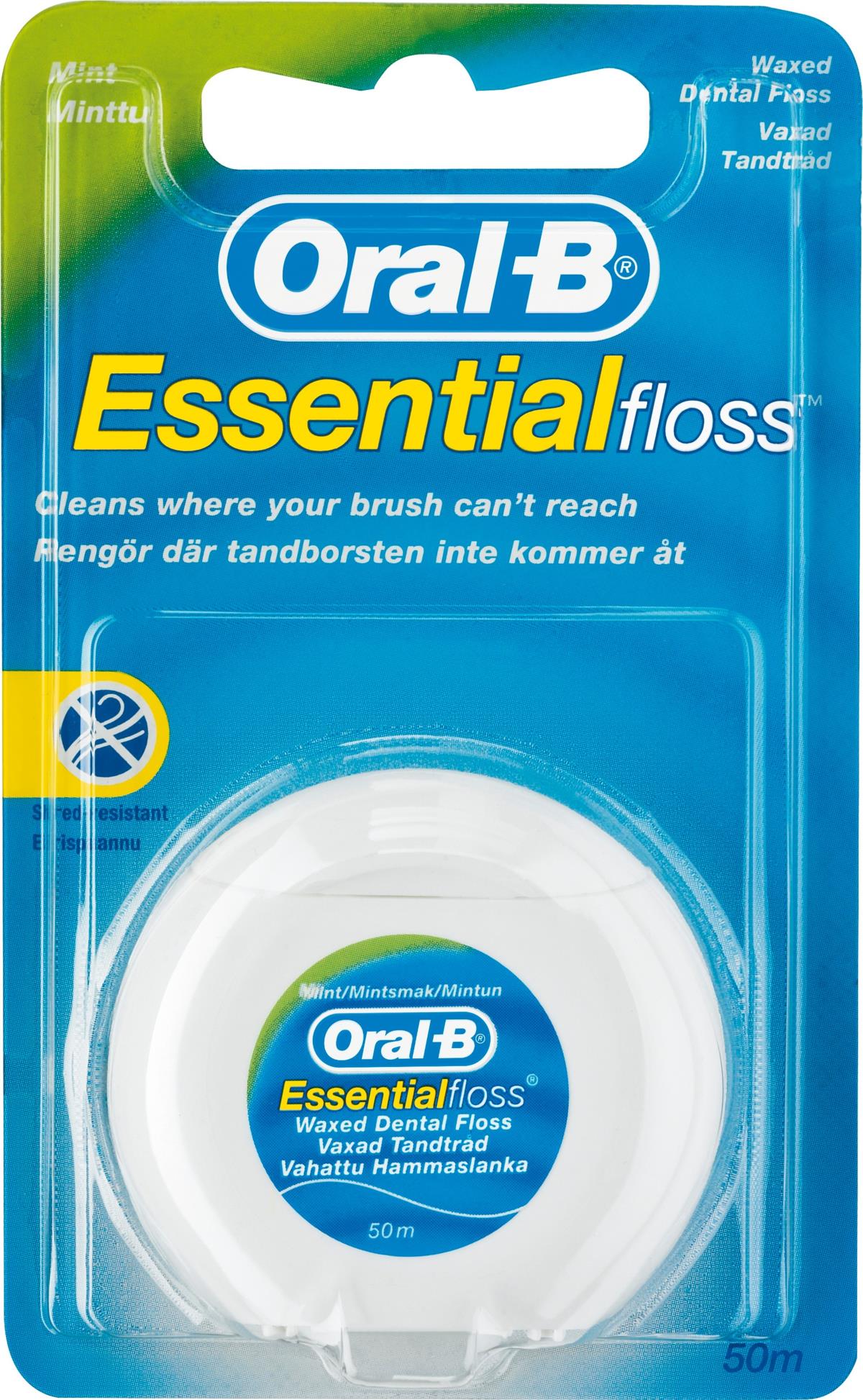 Oral B Essential Floss Mint 50 m. | lyko.com