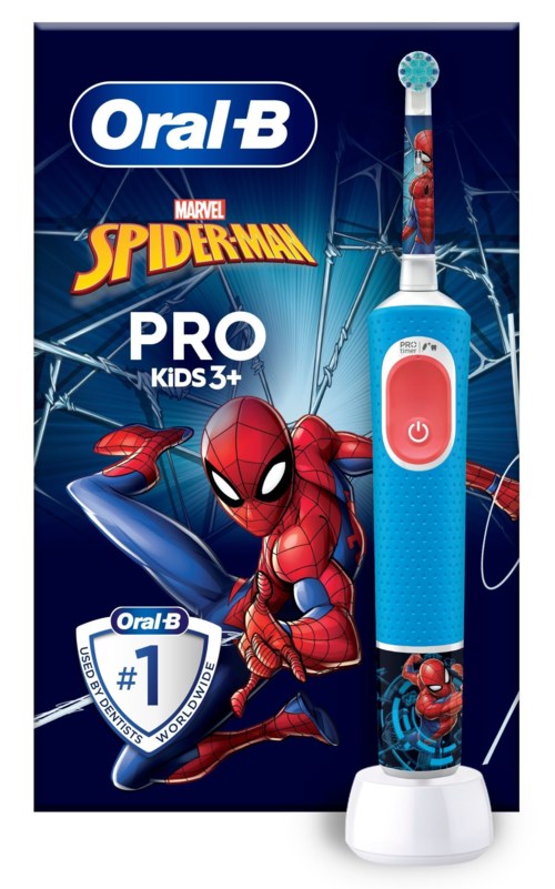 Oral B Pro Kids Electric Toothbrush 1 Brush head Marvel Spider-Man ...