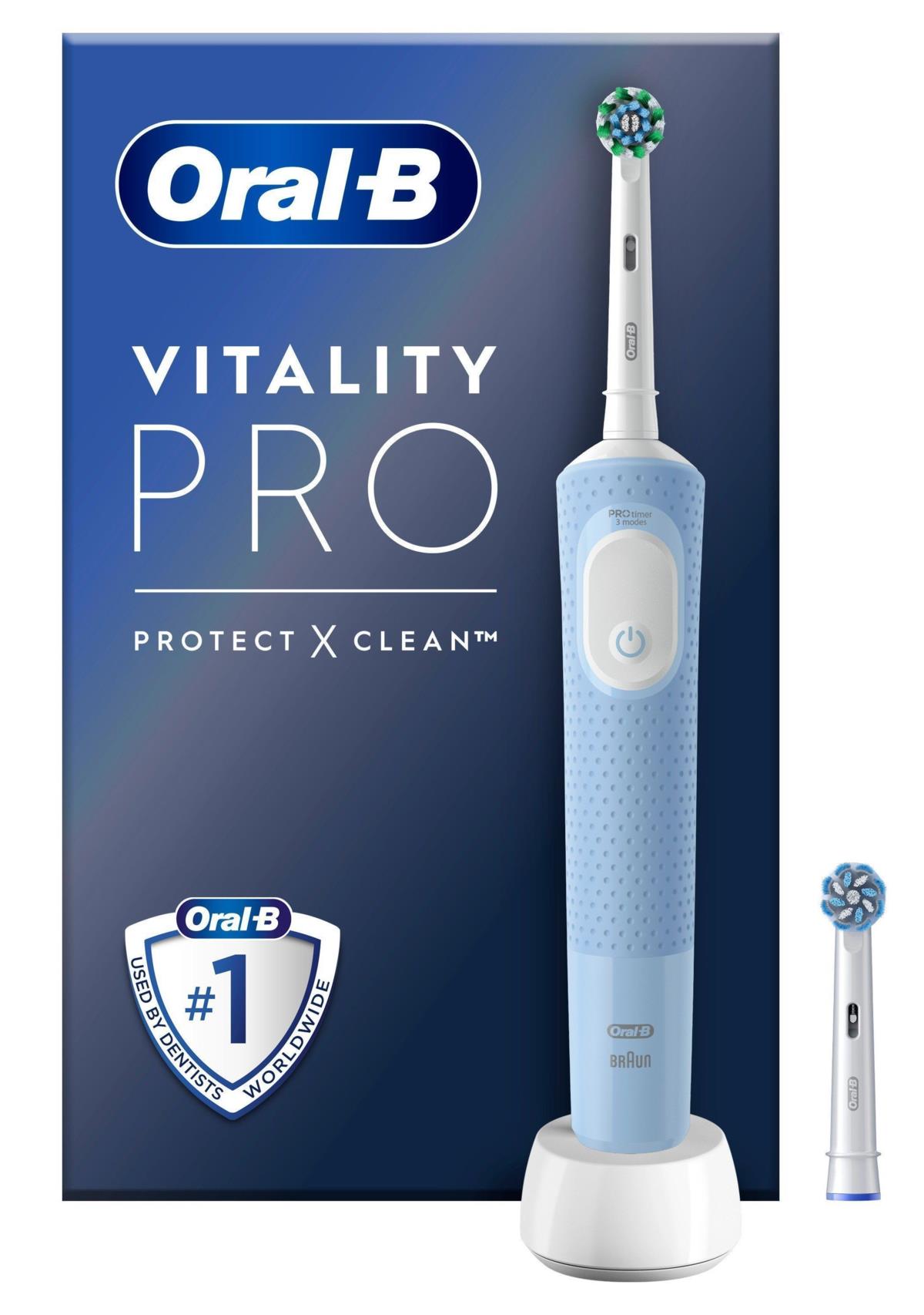 Oral B Vitality Pro Electric Toothbrush 2 Brush heads Blue | lyko.com