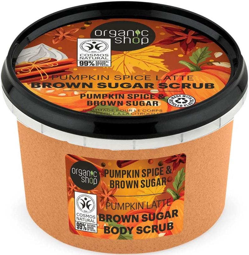 Organic Shop Brown Sugar Body Scrub Pumpkin Spice Latte 250 Ml