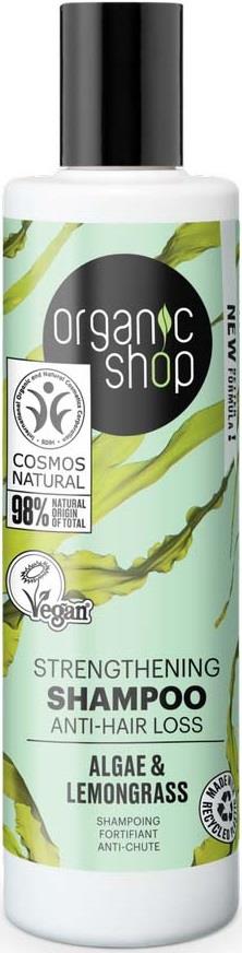 Organic Shop Strengthening Shampoo Algae & Lemongrass 280 ml | lyko.com