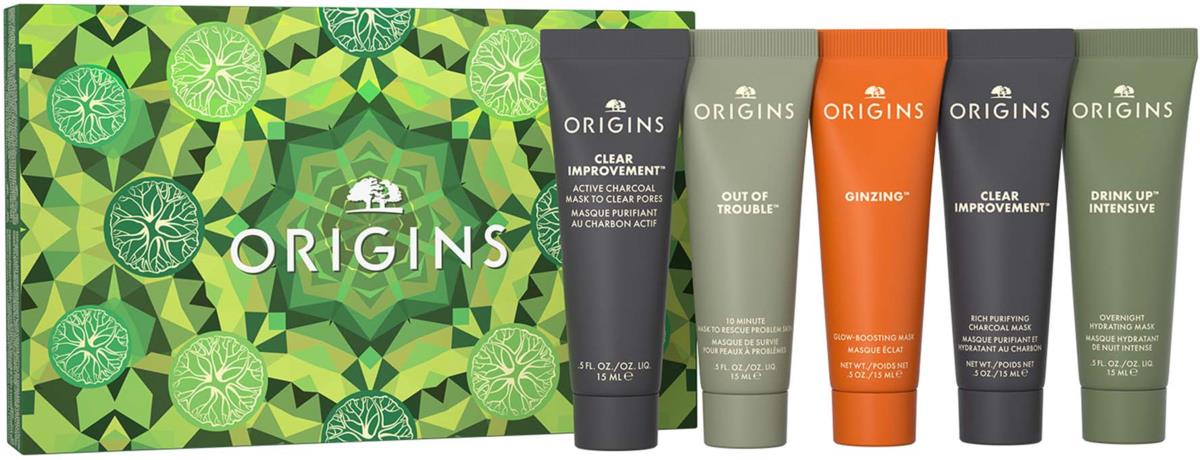 Origins Multi-Maskers Five Mini Masking Essentials Gift Set | lyko.com