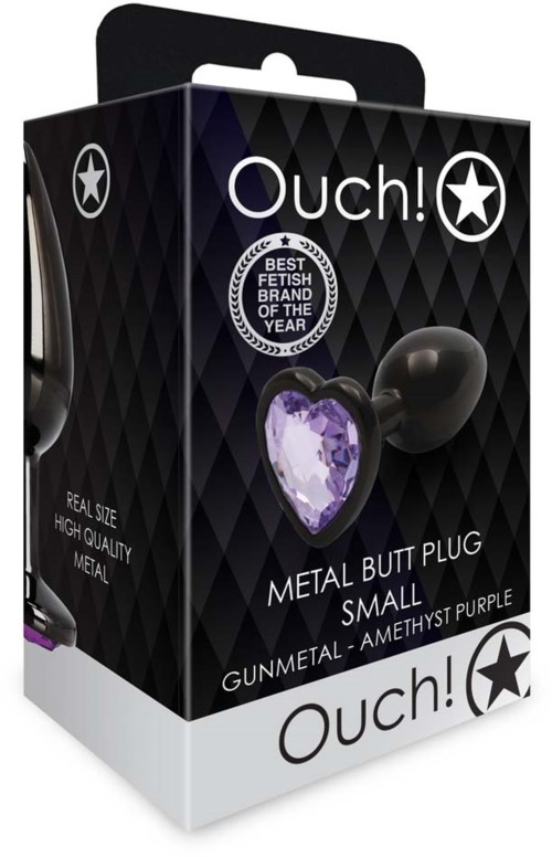 Ouch! by Shots Heart Gem Butt Plug Small | lyko.com
