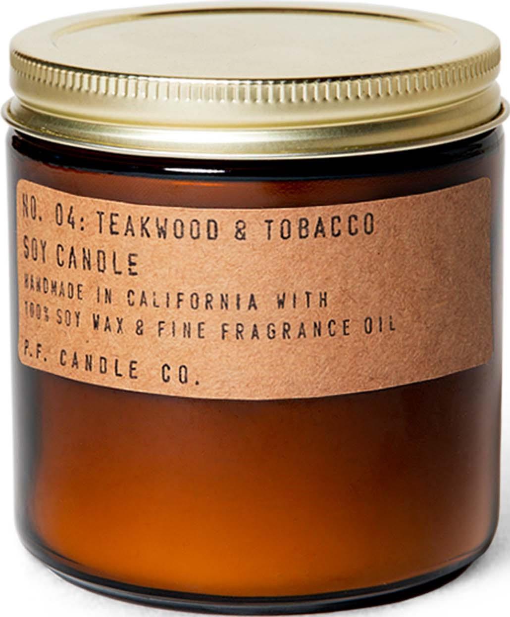 P.F. Candle Co. Teakwood & Tobacco Soy Candle Large 354 g | lyko.com