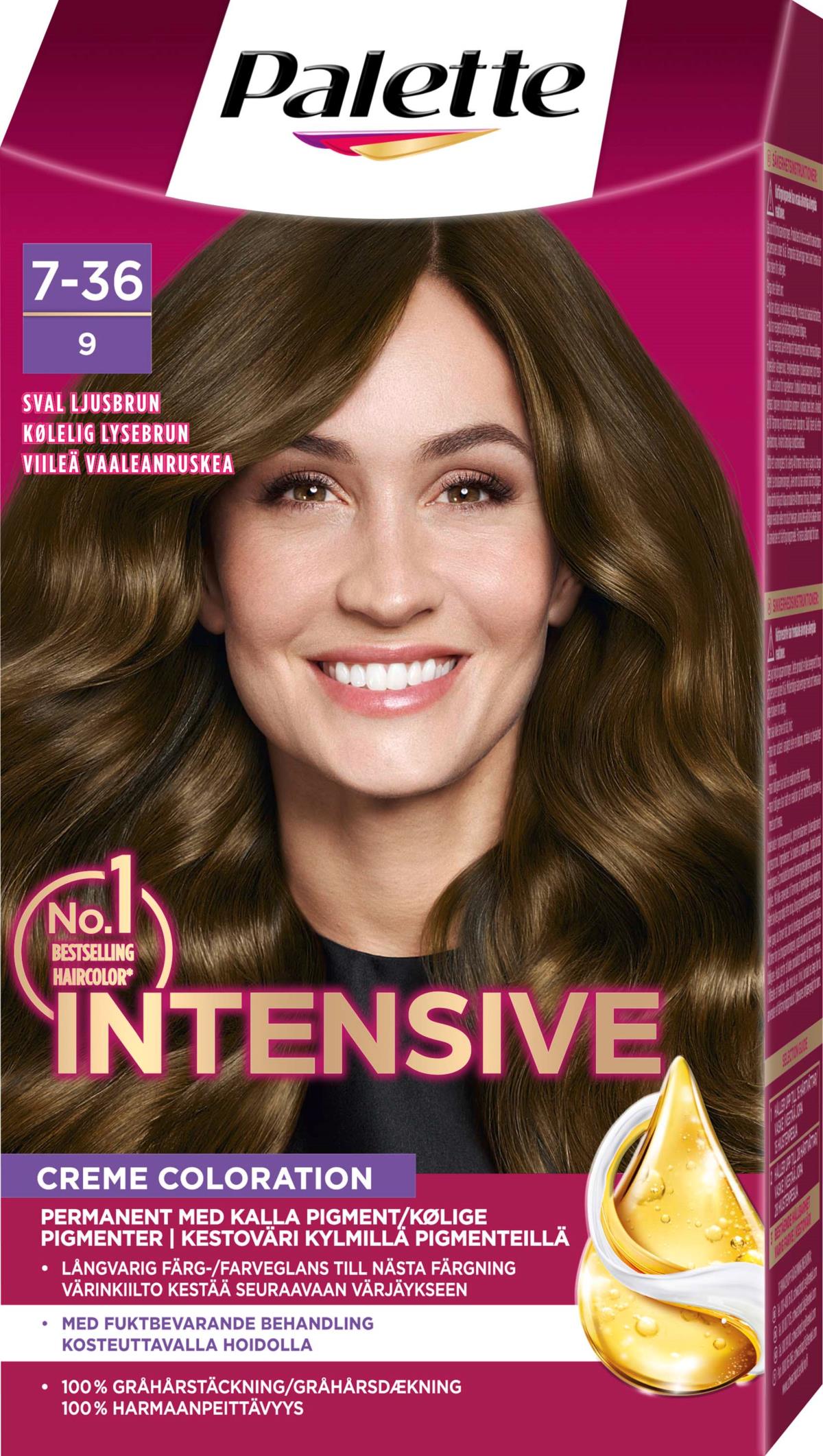 Schwarzkopf Palette Intensive Creme Coloration 7-36 Frozen Light Brown ...