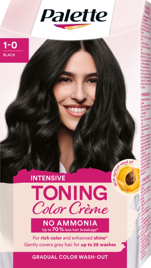 Schwarzkopf Intensive Toning Color Crème 1-0 Black | lyko.com
