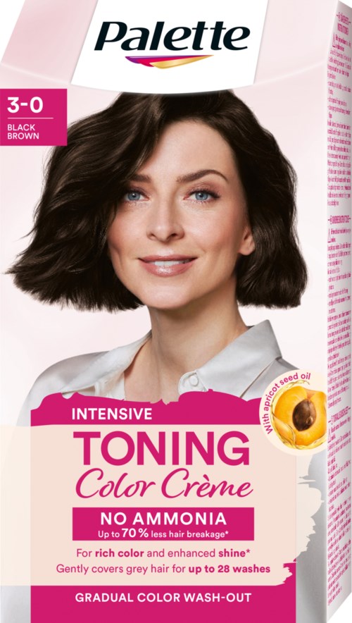 Schwarzkopf Intensive Toning Color Crème 1-0 Black | lyko.com