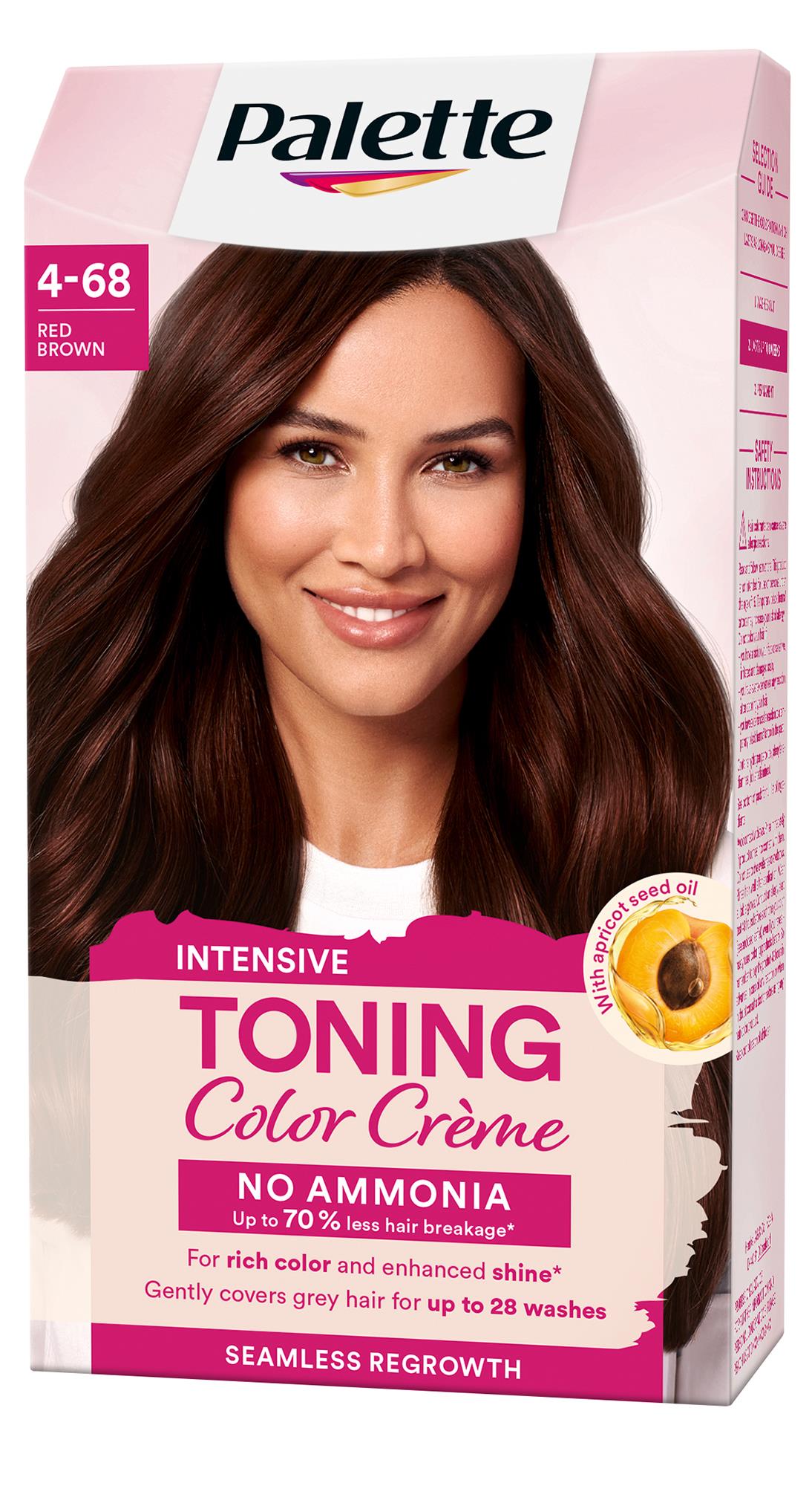 Schwarzkopf Palette Intensive Toning Color Crème 4-68 Red Brown | lyko.com
