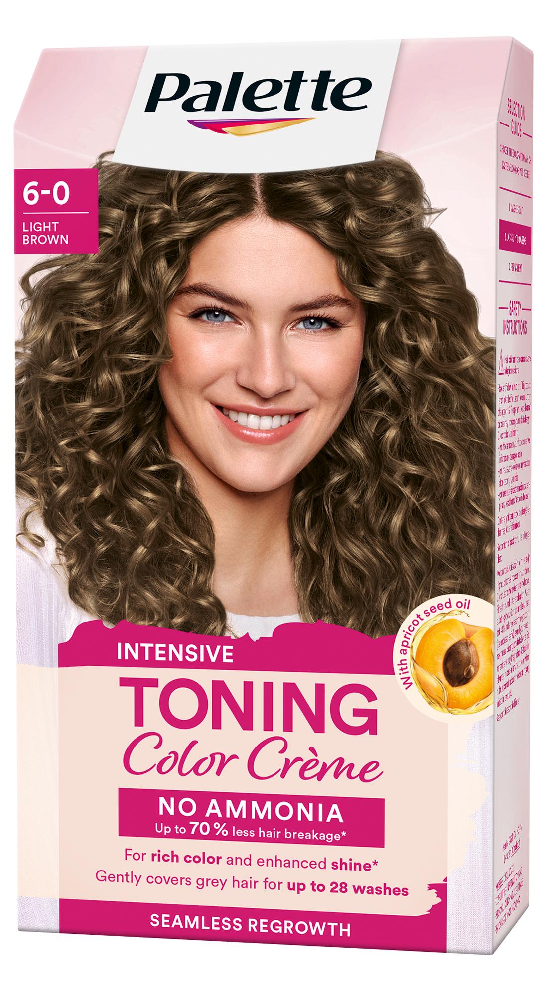 Schwarzkopf Palette Intensive Toning Color Crème 6-0 Light Brown | lyko.com
