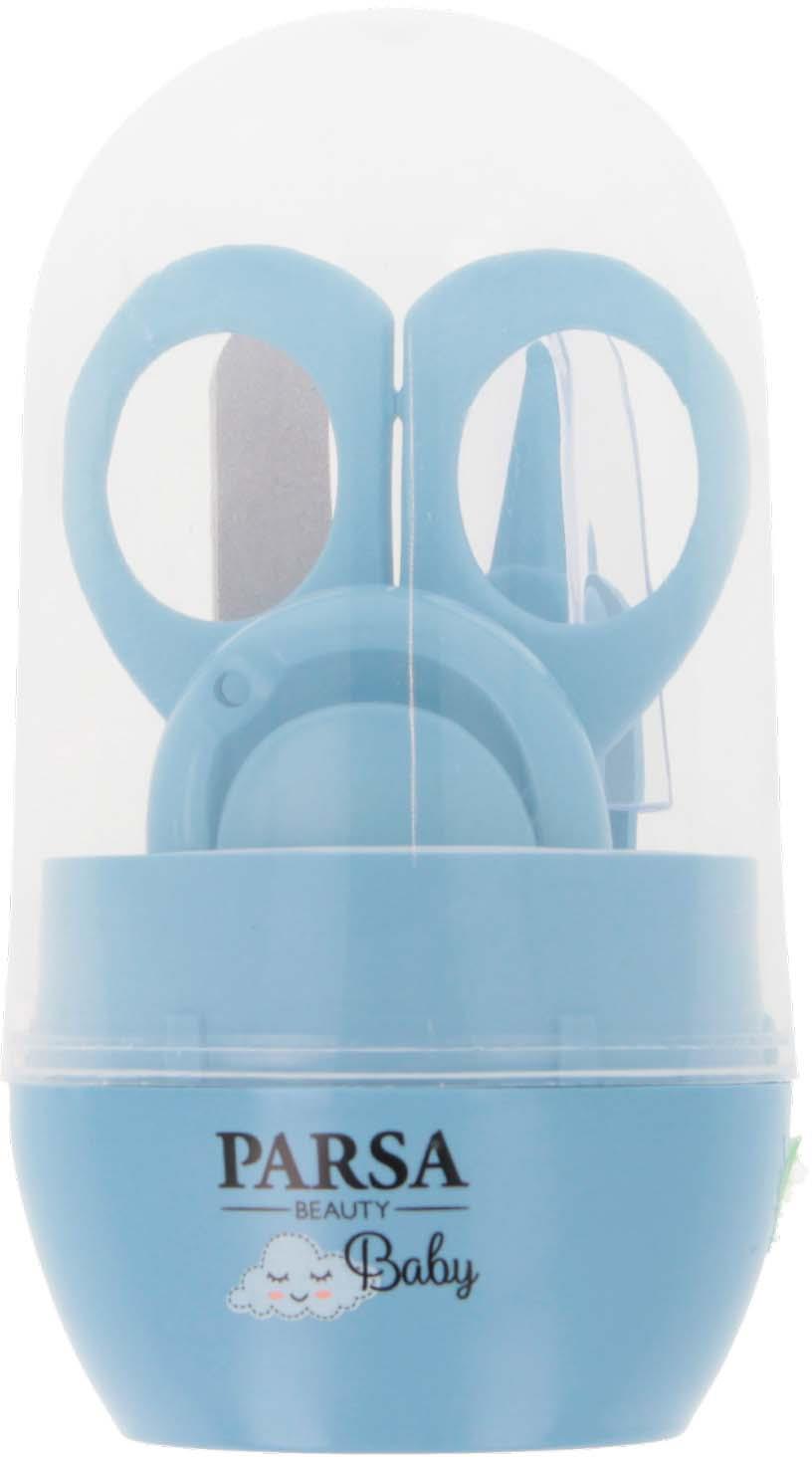 Parsa Beauty Baby 6-Piece Newborn Nail Care Set Blue | lyko.com