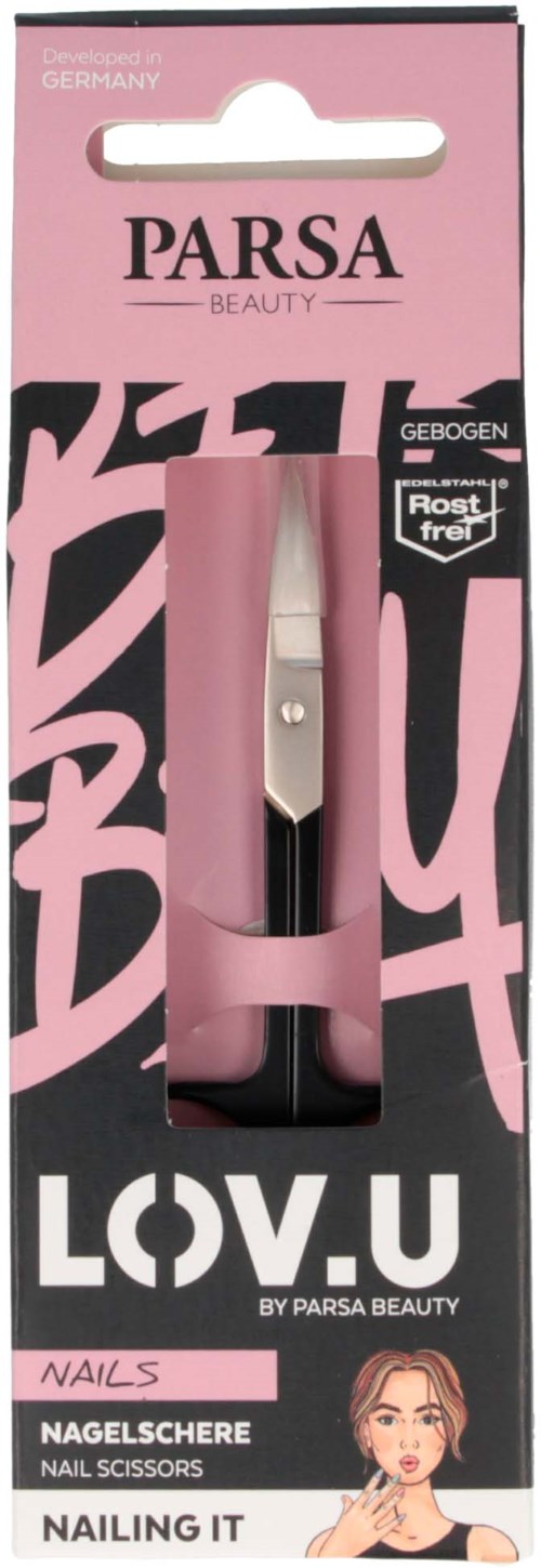 Parsa Beauty LOV.U Nail Scissors Black | lyko.com