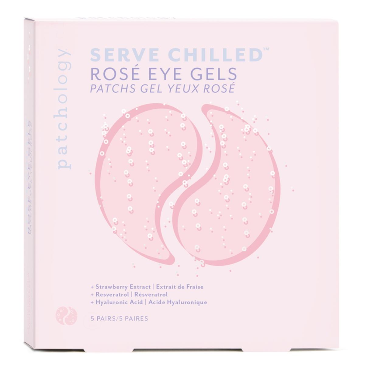Patchology Served Chilled Rosé Eye Gels 5 Pairs | lyko.com