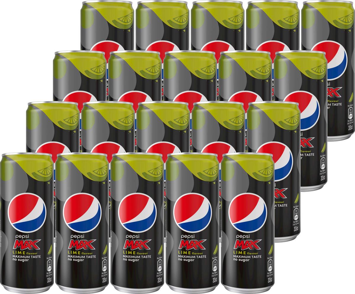 Pepsi Max Lime 20 x 33cl | lyko.com