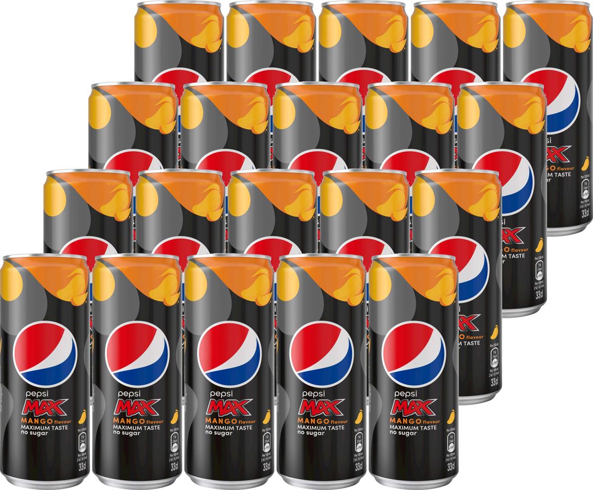 Pepsi Max Mango 20 x 33cl | lyko.com