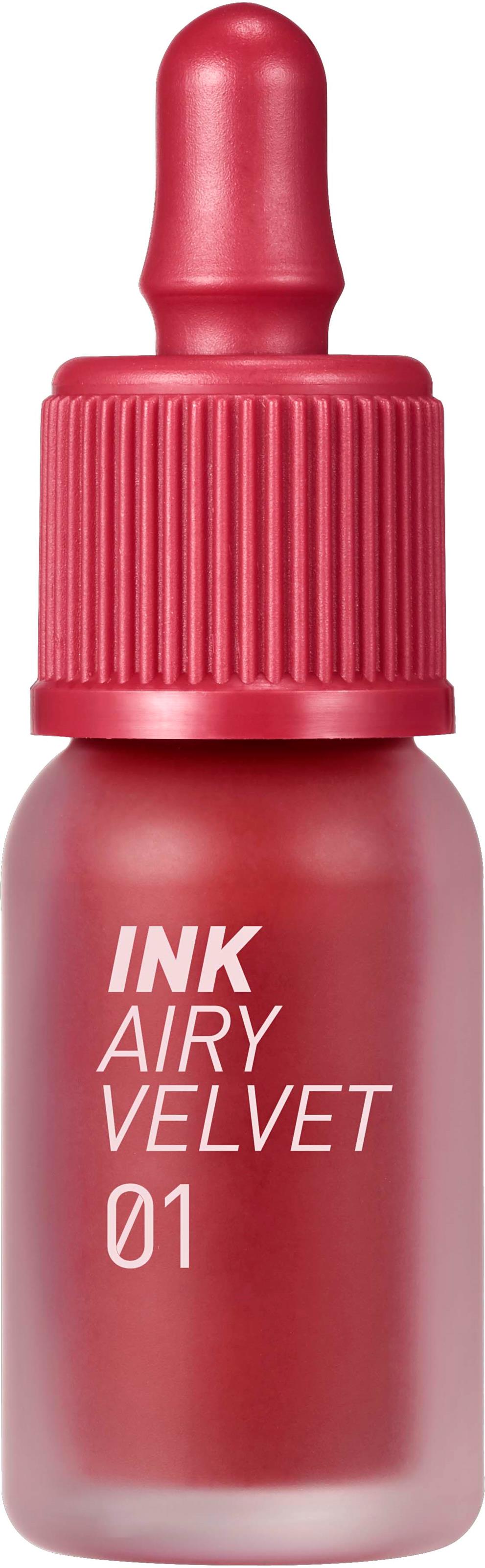 Peripera Ink Airy Velvet #3 Cartoon Coral 01 Hotspot Red | lyko.com