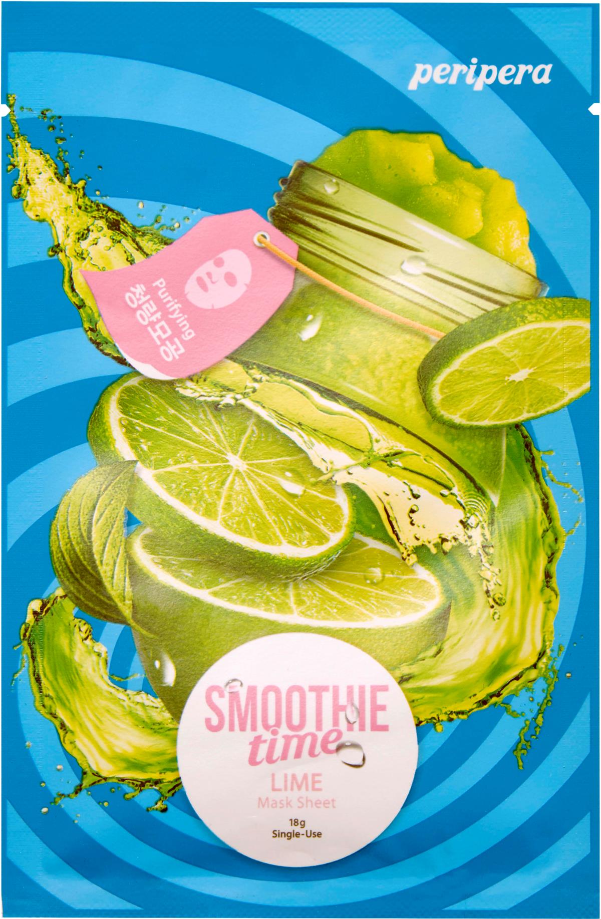 Peripera Smoothie Time Mask Sheet #1 Lime Purifying | lyko.com