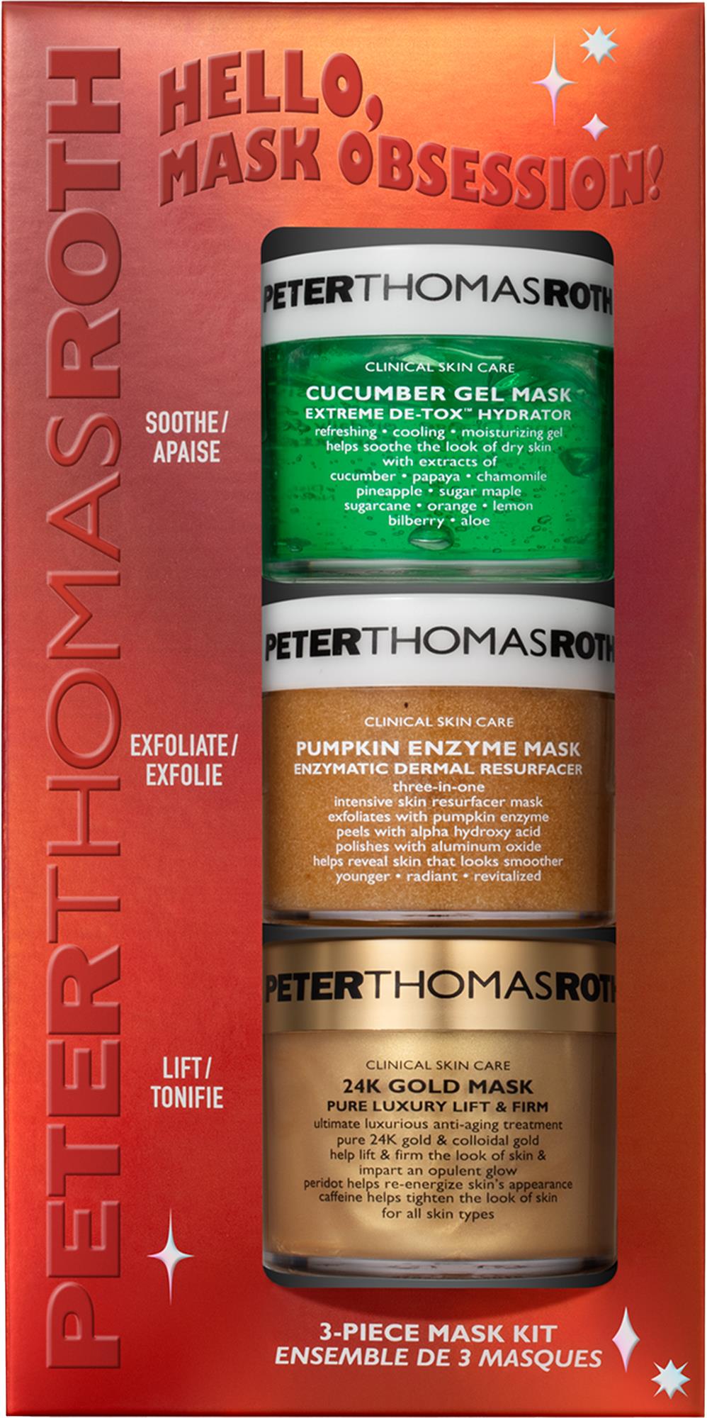 Peter Thomas Roth Hello, Mask Obsession! 3-piece Mask Kit | lyko.com