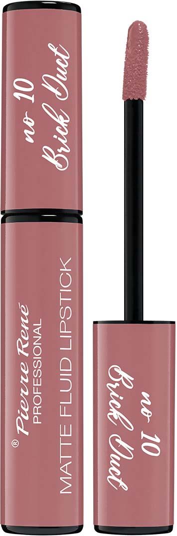Pierre Rene Matte Fluid Lipstick 10 Brick Dust | lyko.com