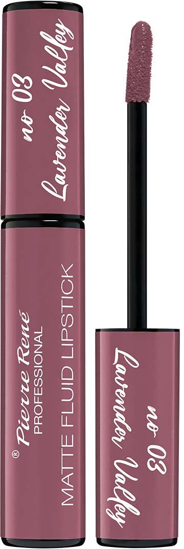 Pierre Rene Matte Fluid Lipstick 03 Lavender Valley | lyko.com