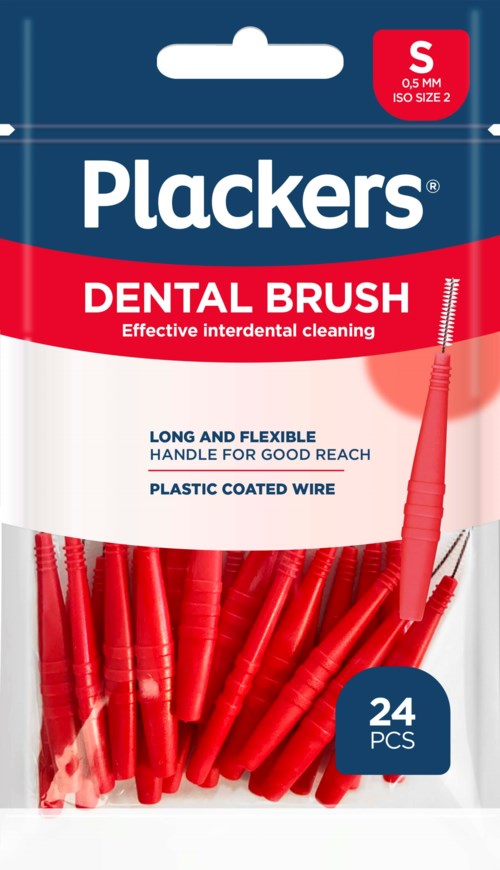 Plackers Dental Brush S 0,5 mm 24 stk | lyko.com
