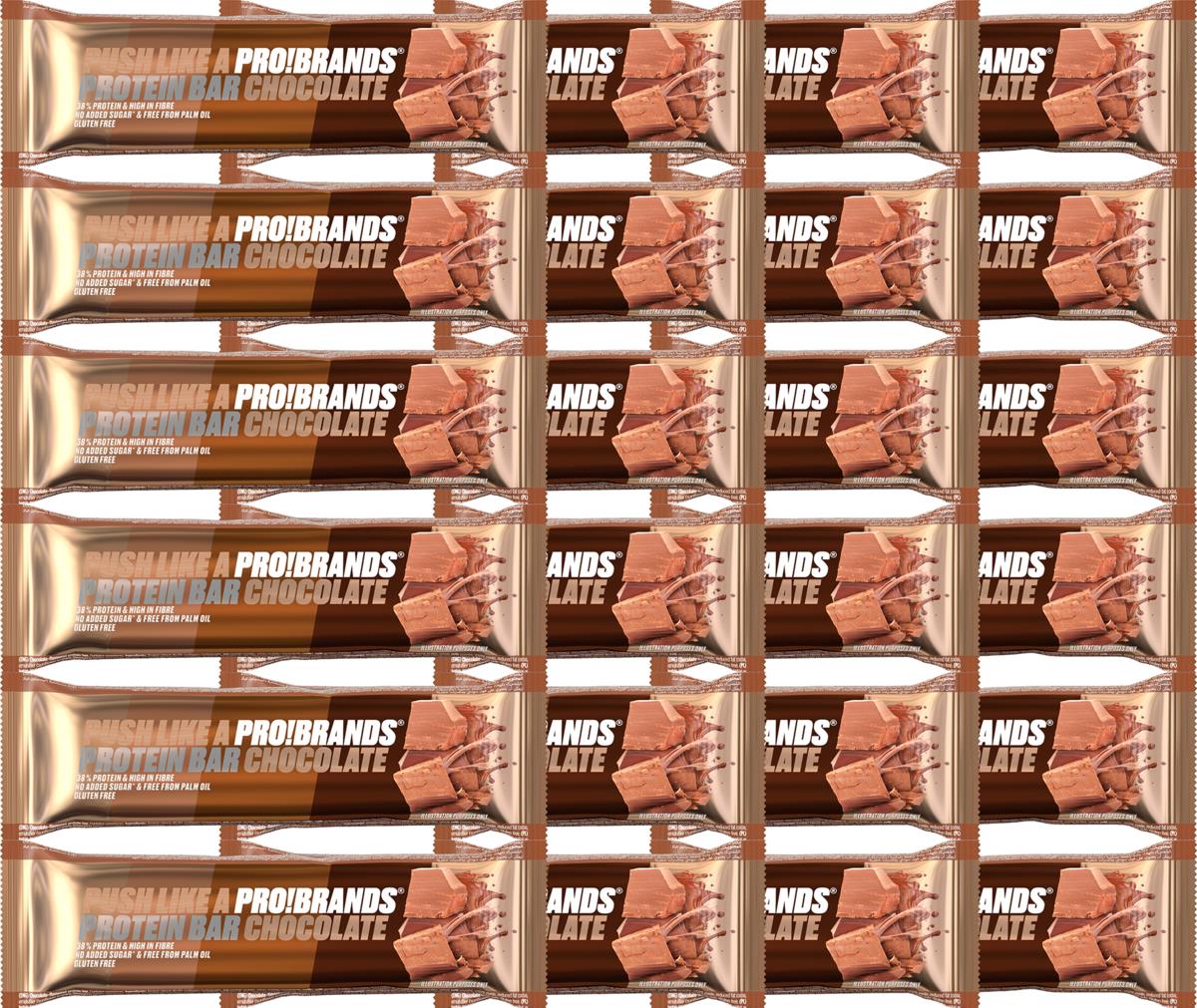 ProBrands Protein Bar Chocolate 24 x 45 g | lyko.com