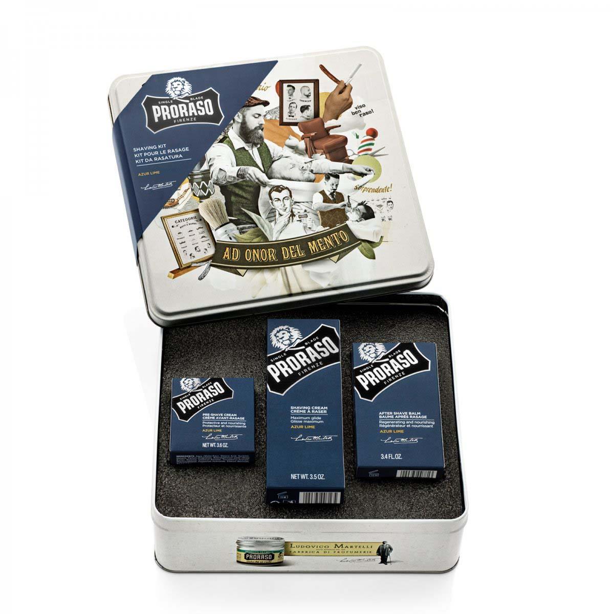 Proraso Single Blade Shaving Kit Azur & Lime | lyko.com