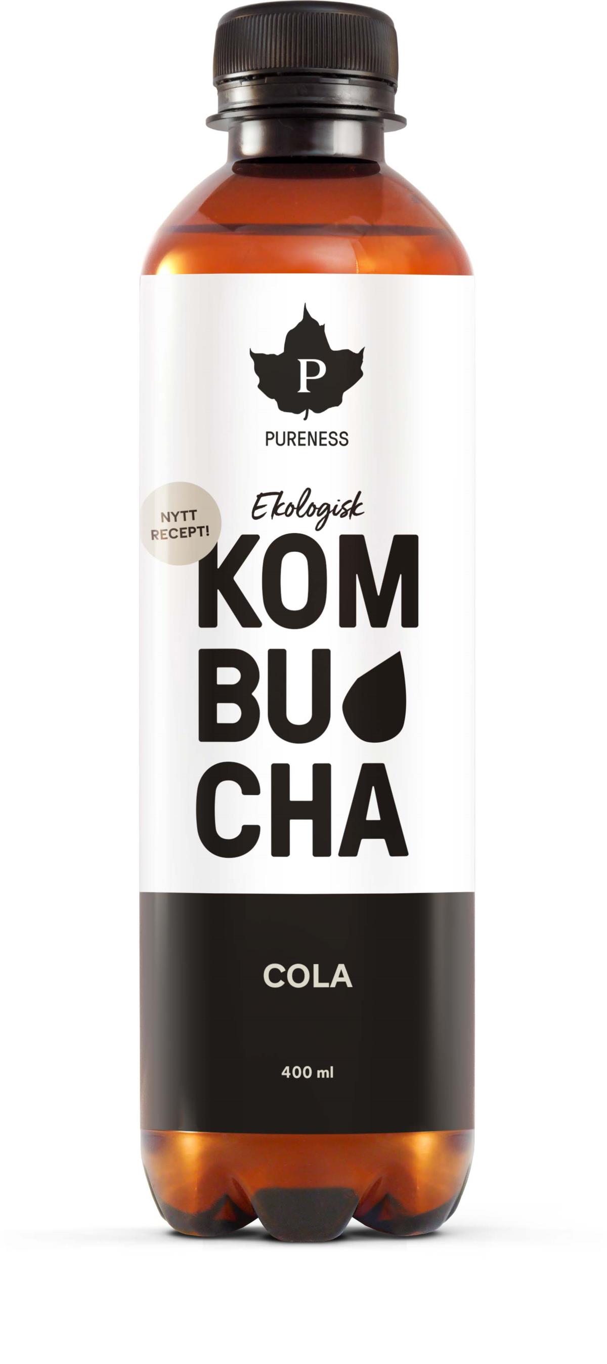 Pureness Kombucha Cola Eko 400 ml | lyko.com