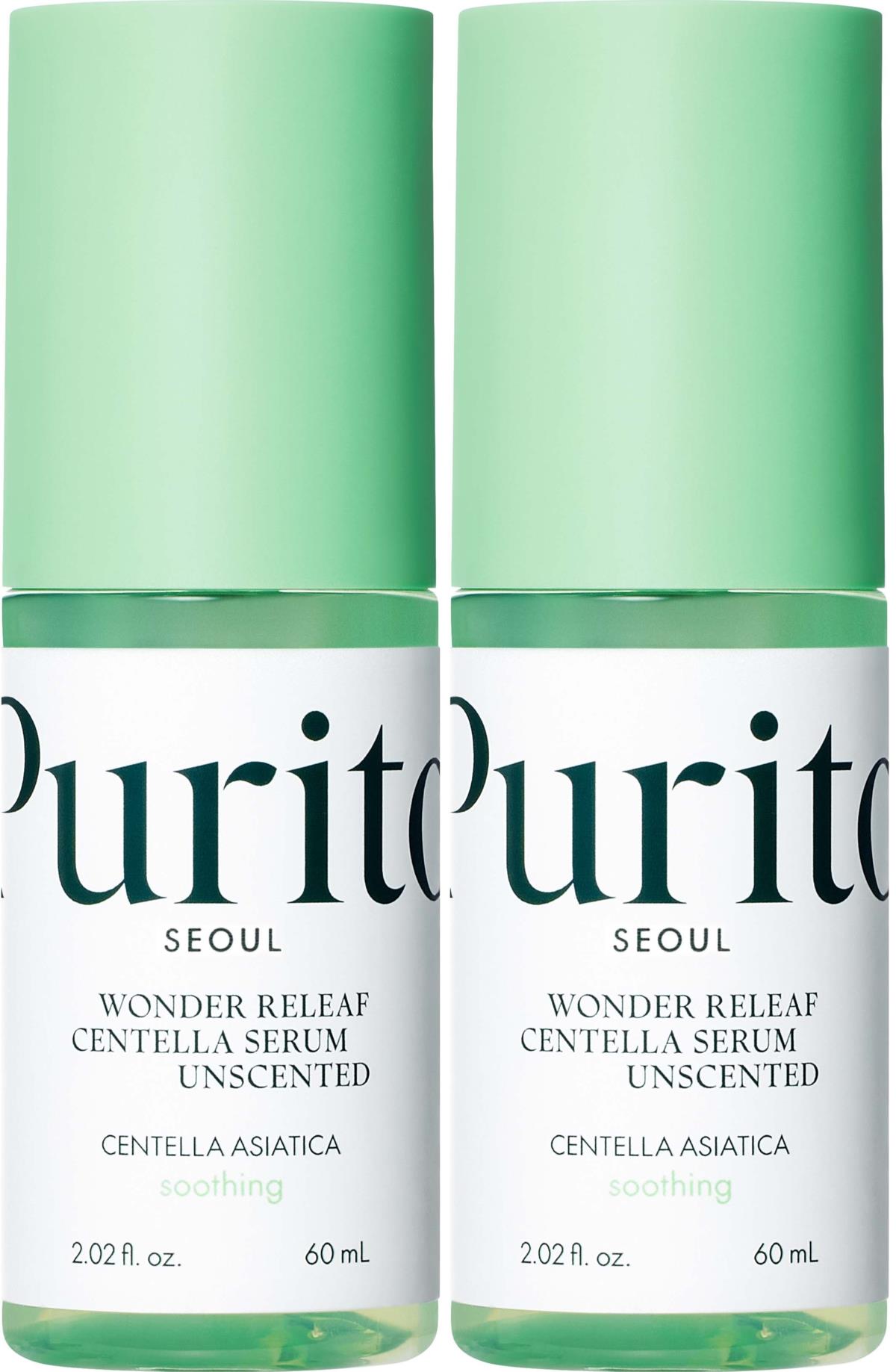 Purito Wonder Releaf Centella Serum Unscented Duo 2x60 ml | lyko.com