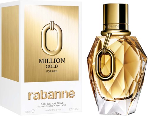 Rabanne Million Gold For Her Eau De Parfum Refillable 50 ml | lyko.com