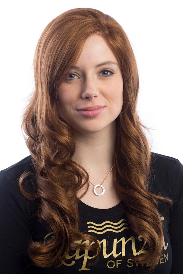 Rapunzel Front Wig Syntetsik Curly Copper | lyko.com