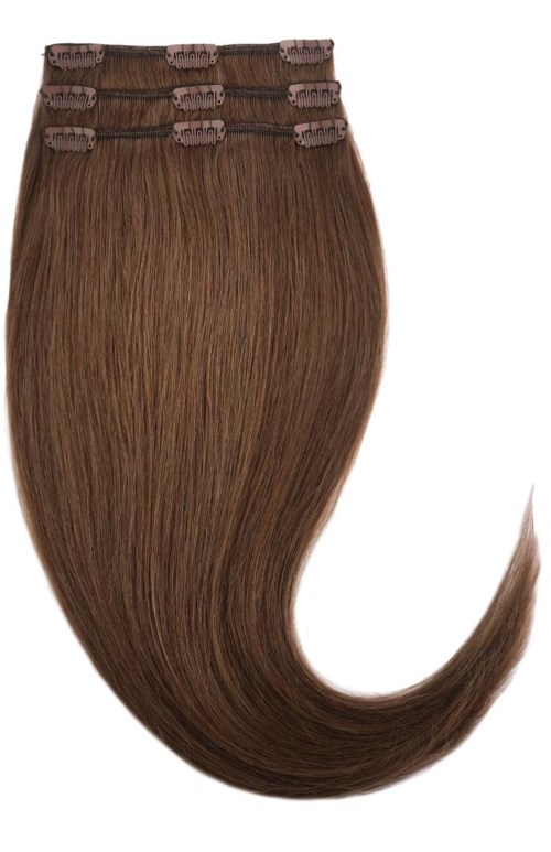 Rapunzel Clip-on set 3 pieces 60 cm 5.1 Medium Ash Brown | lyko.com