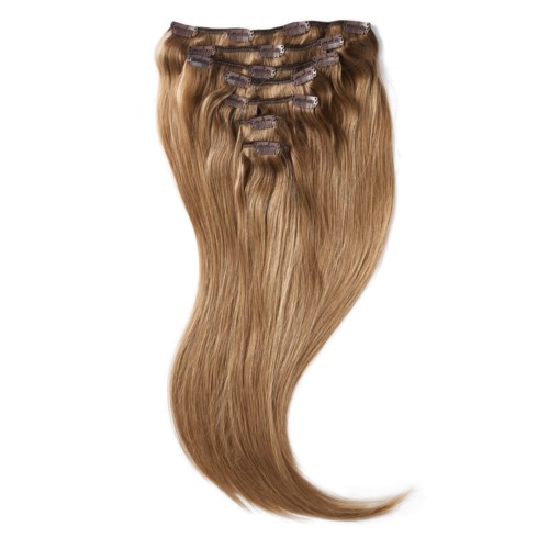 Rapunzel of Sweden Clip-on set Original 7 pieces 50 cm Dark Blonde ...