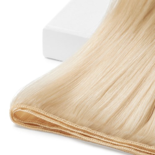 Rapunzel Hair Weft Weft Extensions - Single Layer 40 cm 10.10 Platinum ...