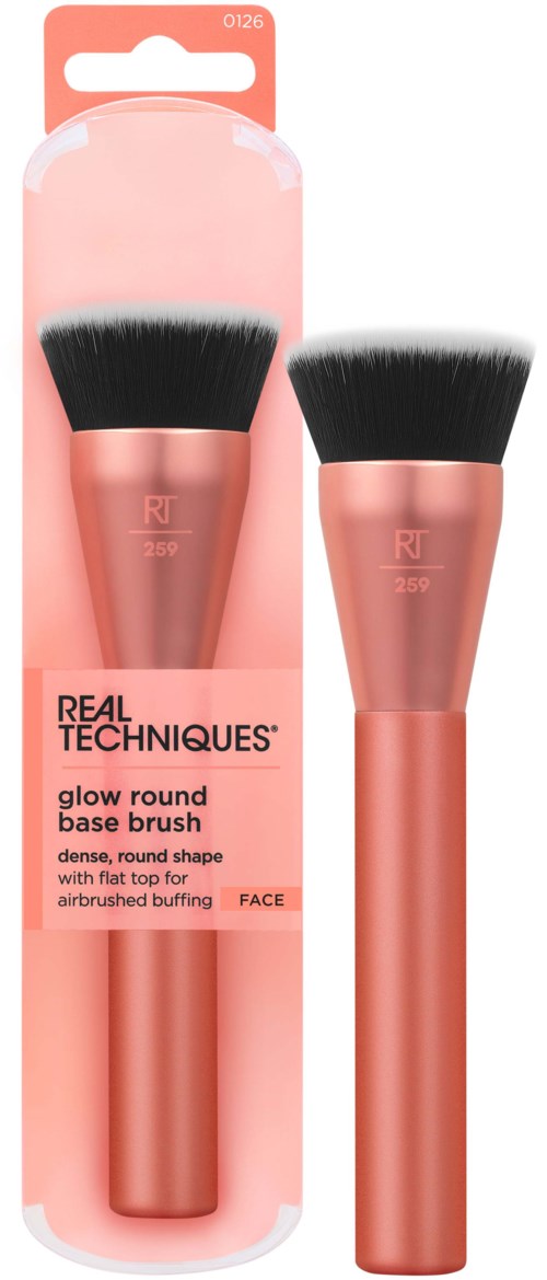 Real Techniques Glow Round Base Brush | lyko.com