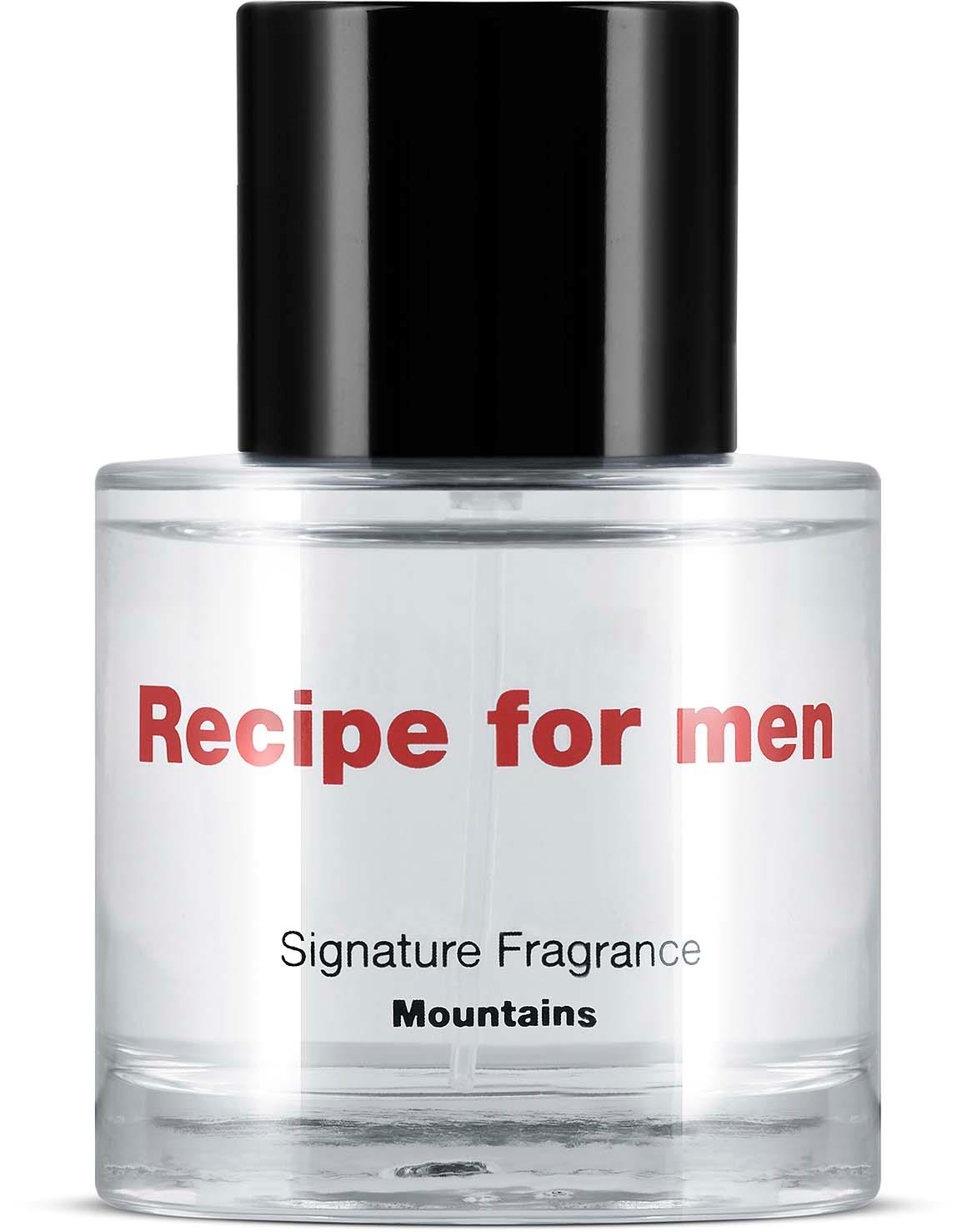 Recipe for men Signature Fragrance Mountains Eau de Toilette 50 ml ...