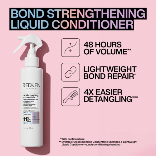 Redken Acidic Bonding Concentrate Duo for Damaged, Fine Hair | lyko.com