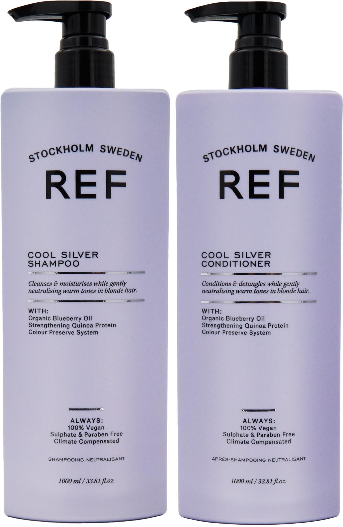 REF. Cool Silver Bundle Shampoo 1000 ml & Conditioner 1000 ml | lyko.com
