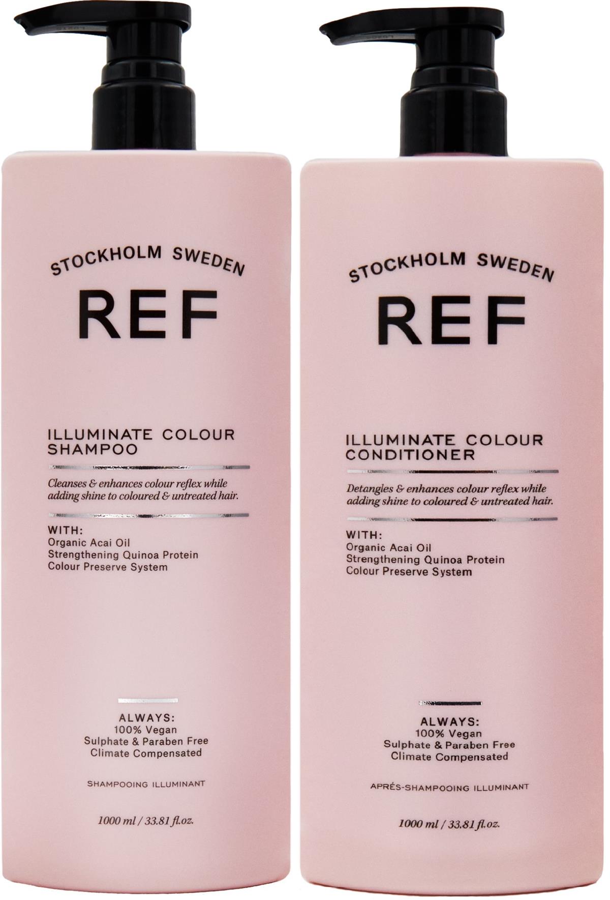 REF. Illuminate Colour Bundle Shampoo 1000 ml & Conditioner 1000 ml ...