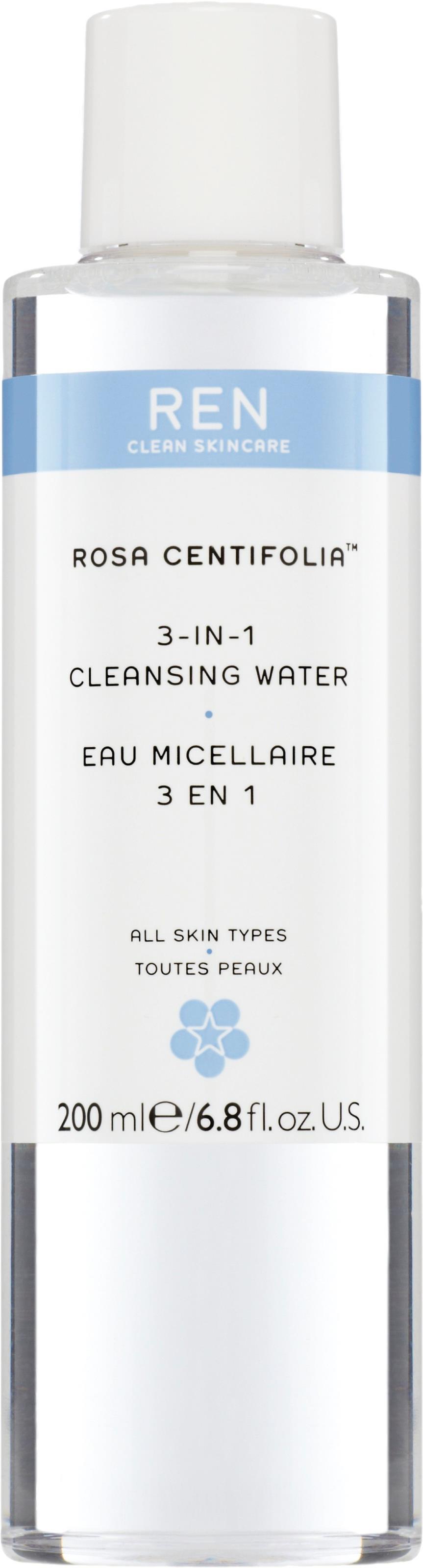 REN Skincare Rosa Centifolia REN Face 3 in 1 Cleansing Water 200 ml ...