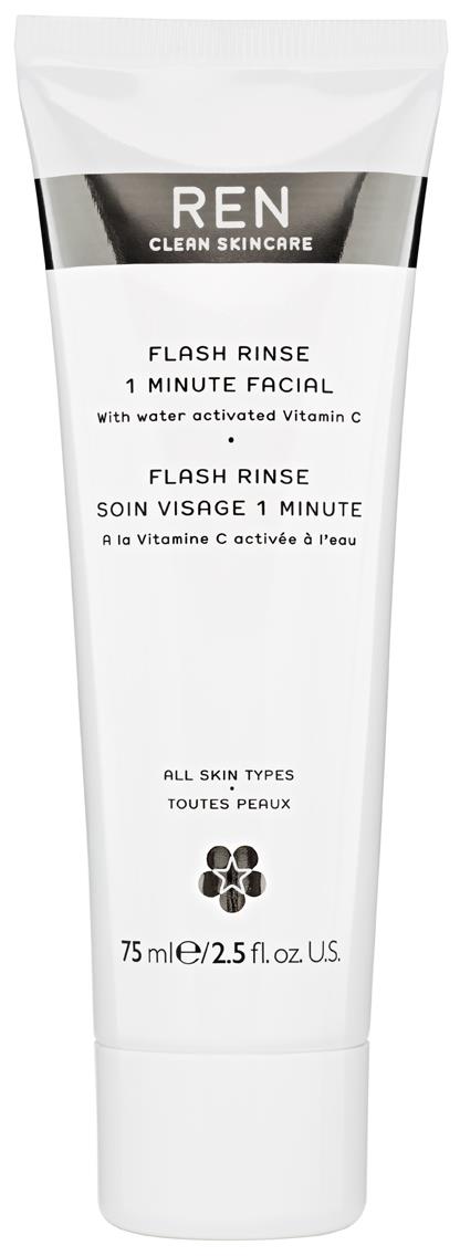 REN Skincare Anti-Ageing REN Flash Rinse 1 minute Facial 75 ml | lyko.com
